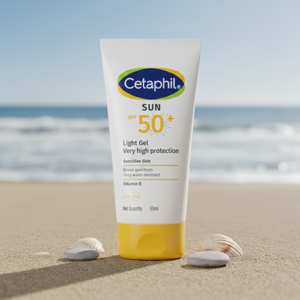 Cetaphil Sun SPF 50 Very High Protection Light Gel 50ml - humaridawai.in